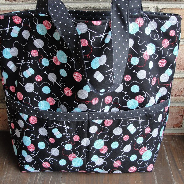 Knitting Tote - Etsy