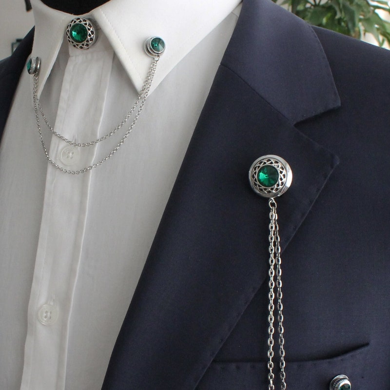 Collar Brooch - Etsy