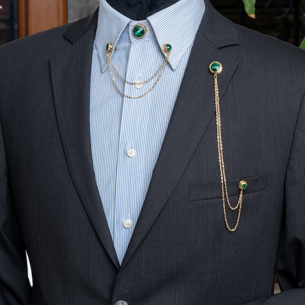 Green Suit Men Jacket - Etsy UK