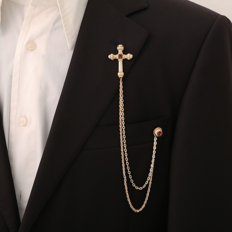 Suit Pin Cross - Etsy UK