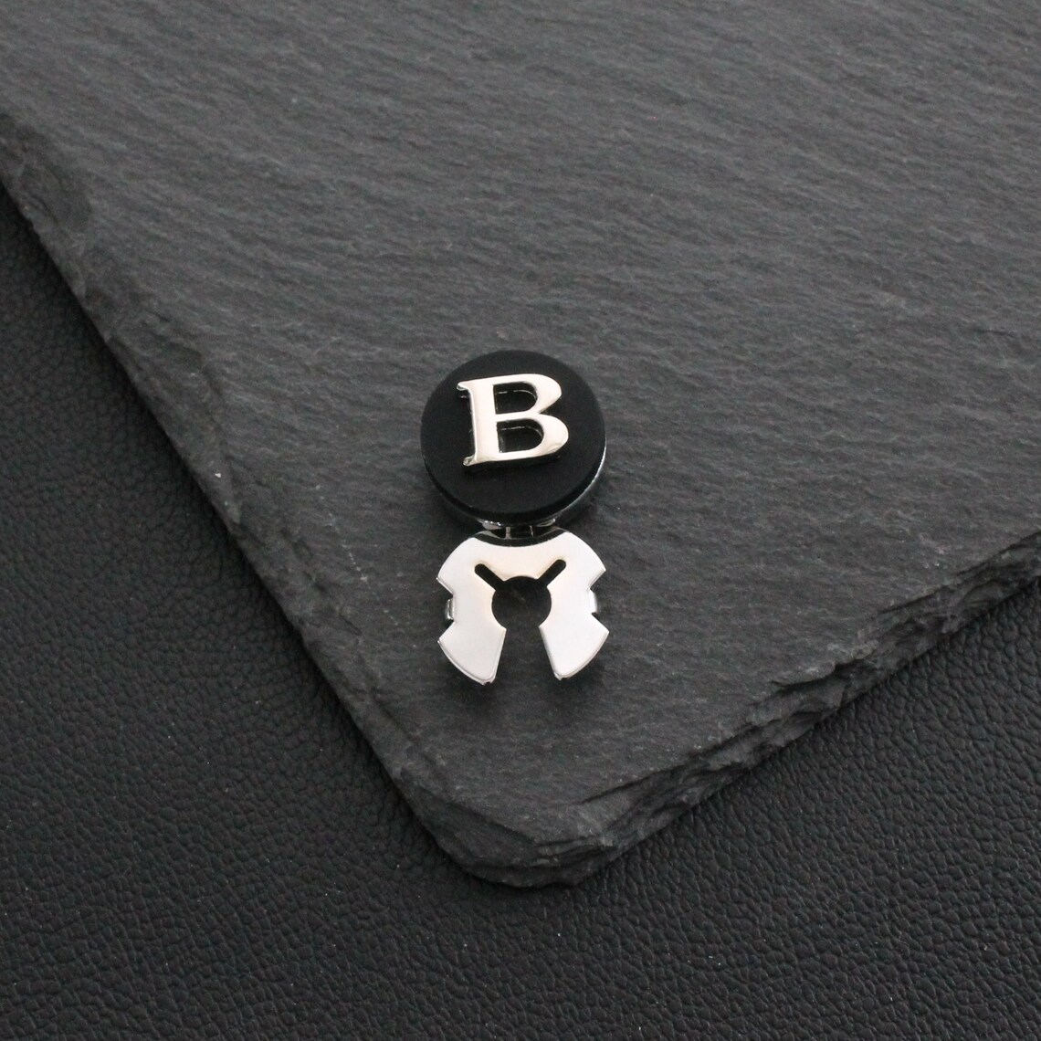 Customized Silver Colour Button Cover Shirt Collar Clip - Etsy