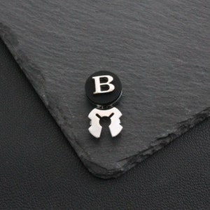 Customized Silver Colour Button Cover - Shirt Collar Clip, Personalized ...