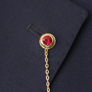 Lapel Chain Handmade, Unique Design Lapel Chain Pin, Gift for Him, Mens ...