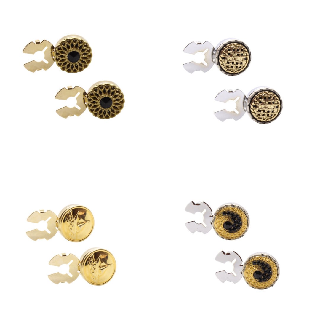Handmade Button Cover Cufflinks, Unique Design Cuff Links, Men's ...