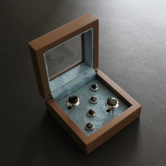 Tuxedo Shirt Buttons Set With Cufflink Handmade Button Studs - Etsy