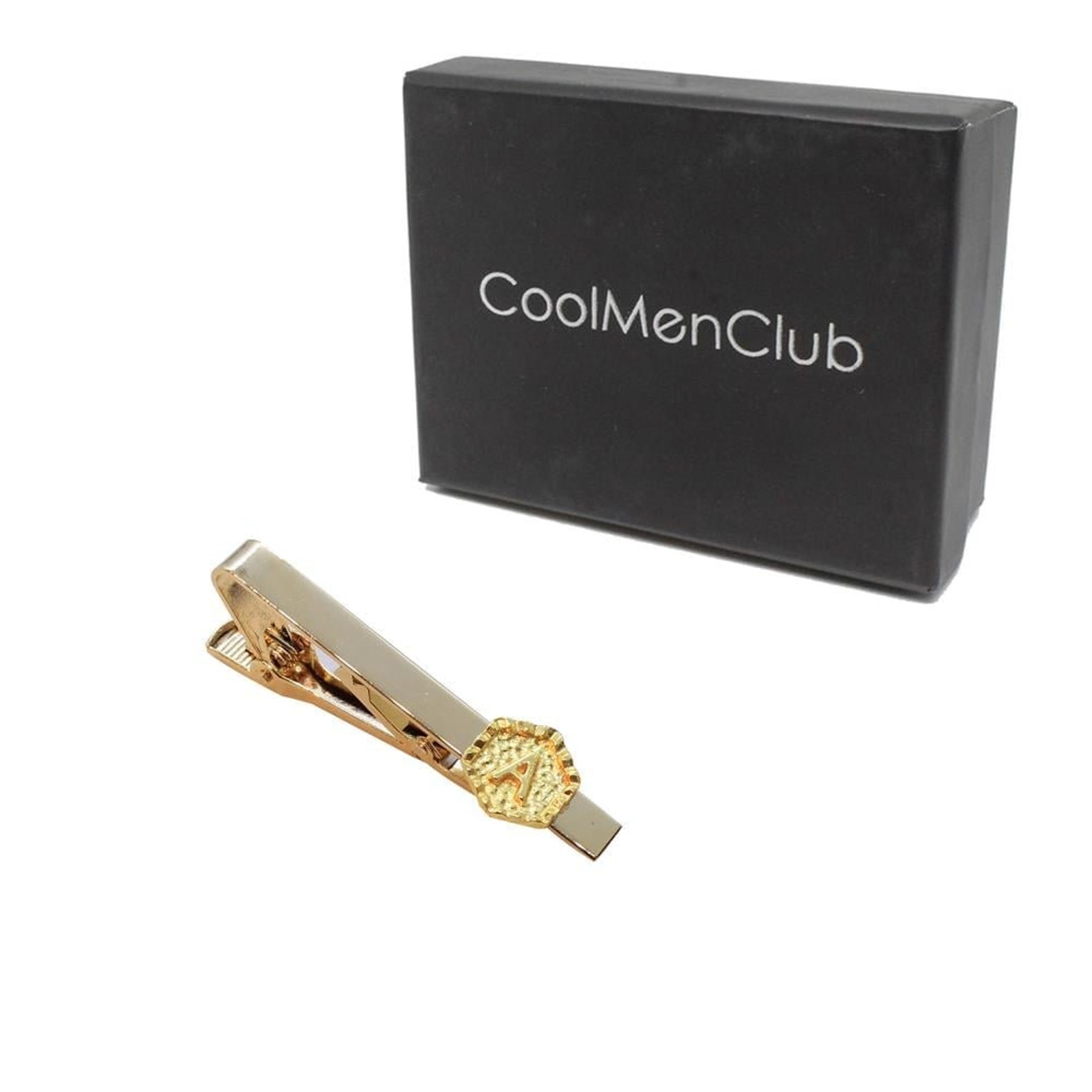 Personalized Initial Collar Pin: Handmade Gold Chain Brooch - Etsy