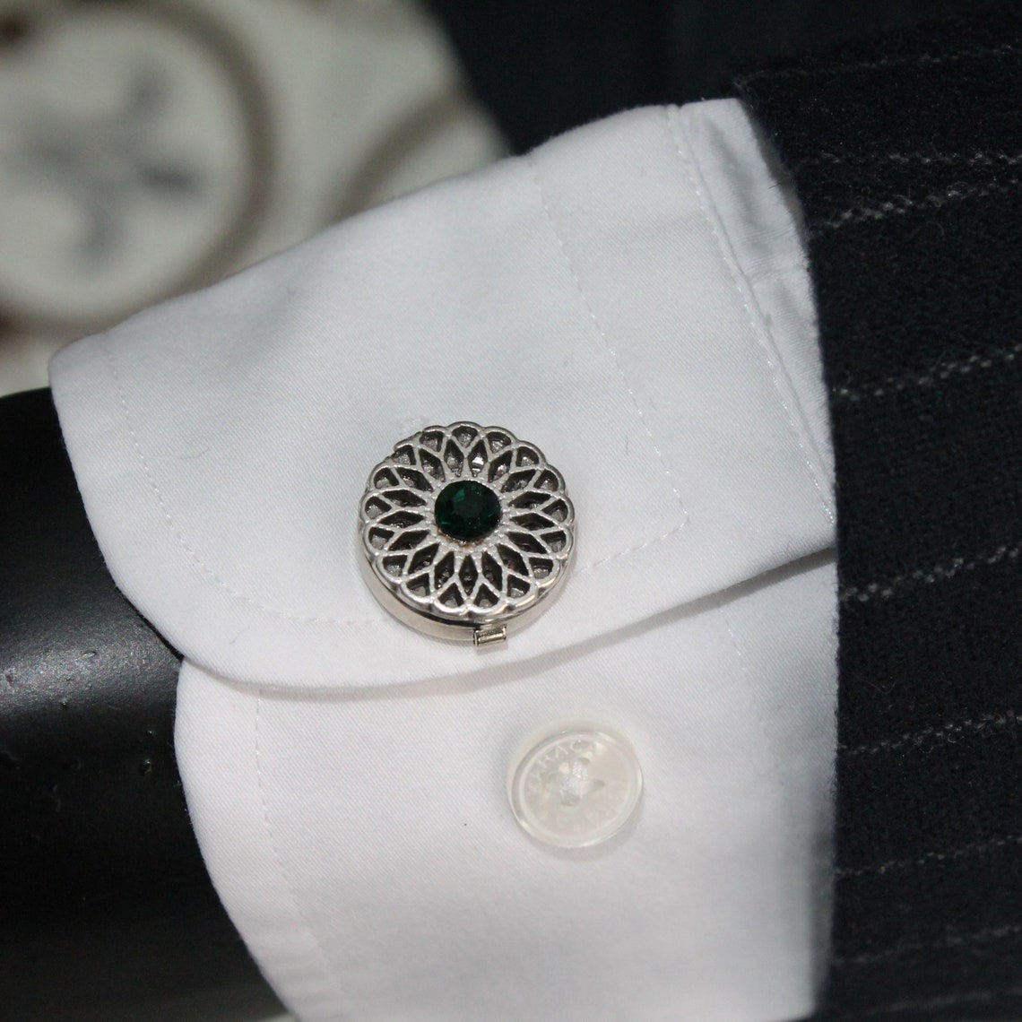 Lapel Pin Brooch Set Shirt Jacket Collar Chain Shirt Chain - Etsy