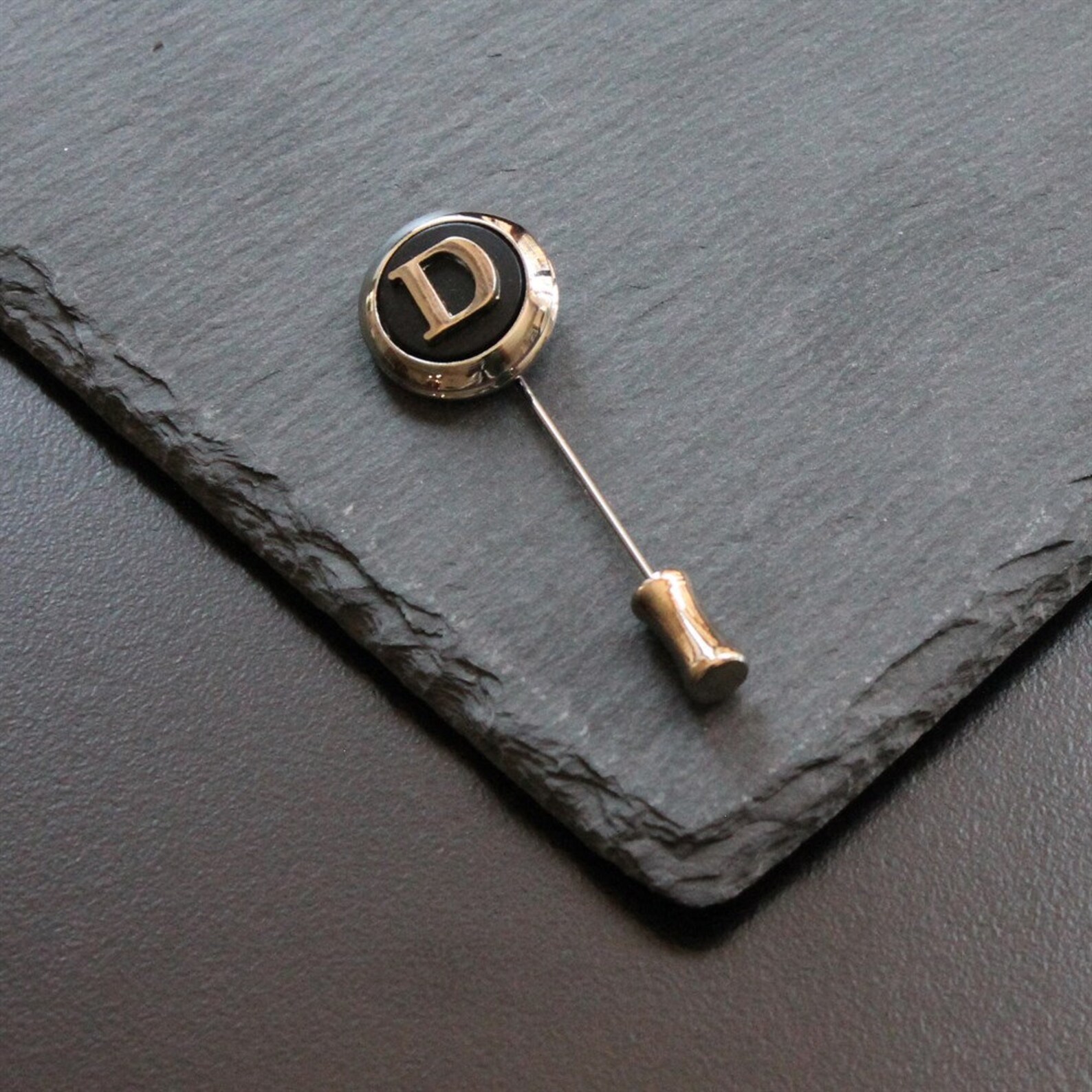 Personalized Lapel Pin Customized Jacket Brooch Letter - Etsy