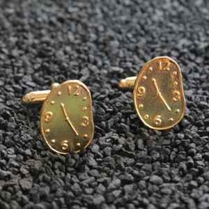 Watch Figured Silver / Gold Color Cufflinks, Unique Design Cuff Links ...