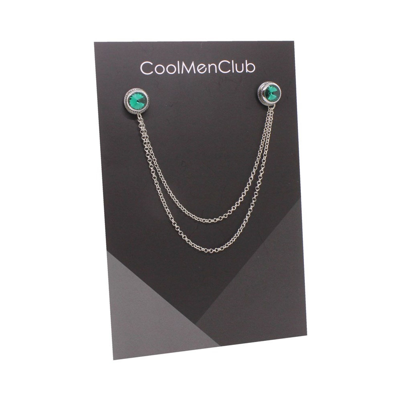 Lapel Pin Brooch Set Shirt Jacket Collar Chain Shirt Chain - Etsy