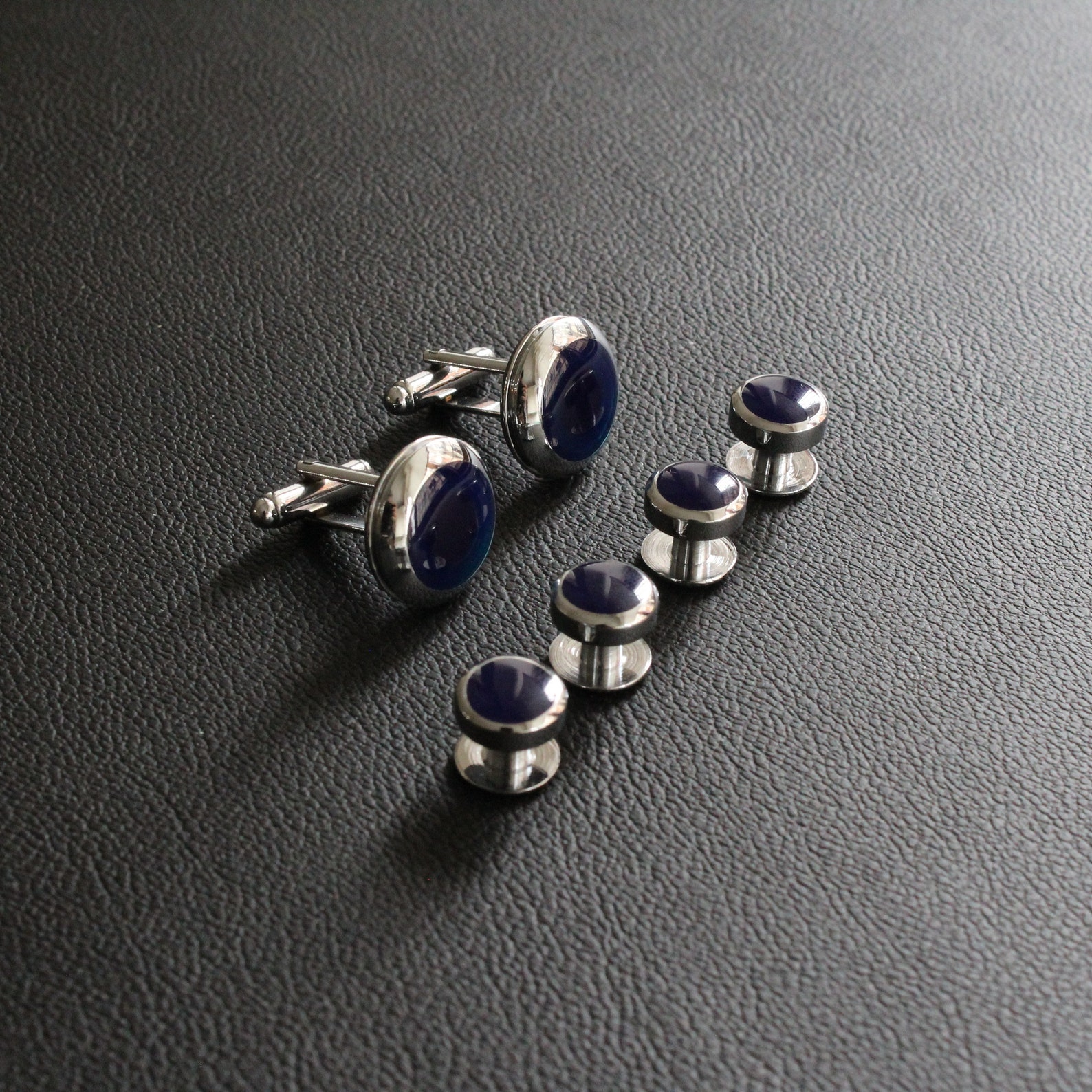 Tuxedo Shirt Buttons Set with Cufflink Handmade Button Studs | Etsy