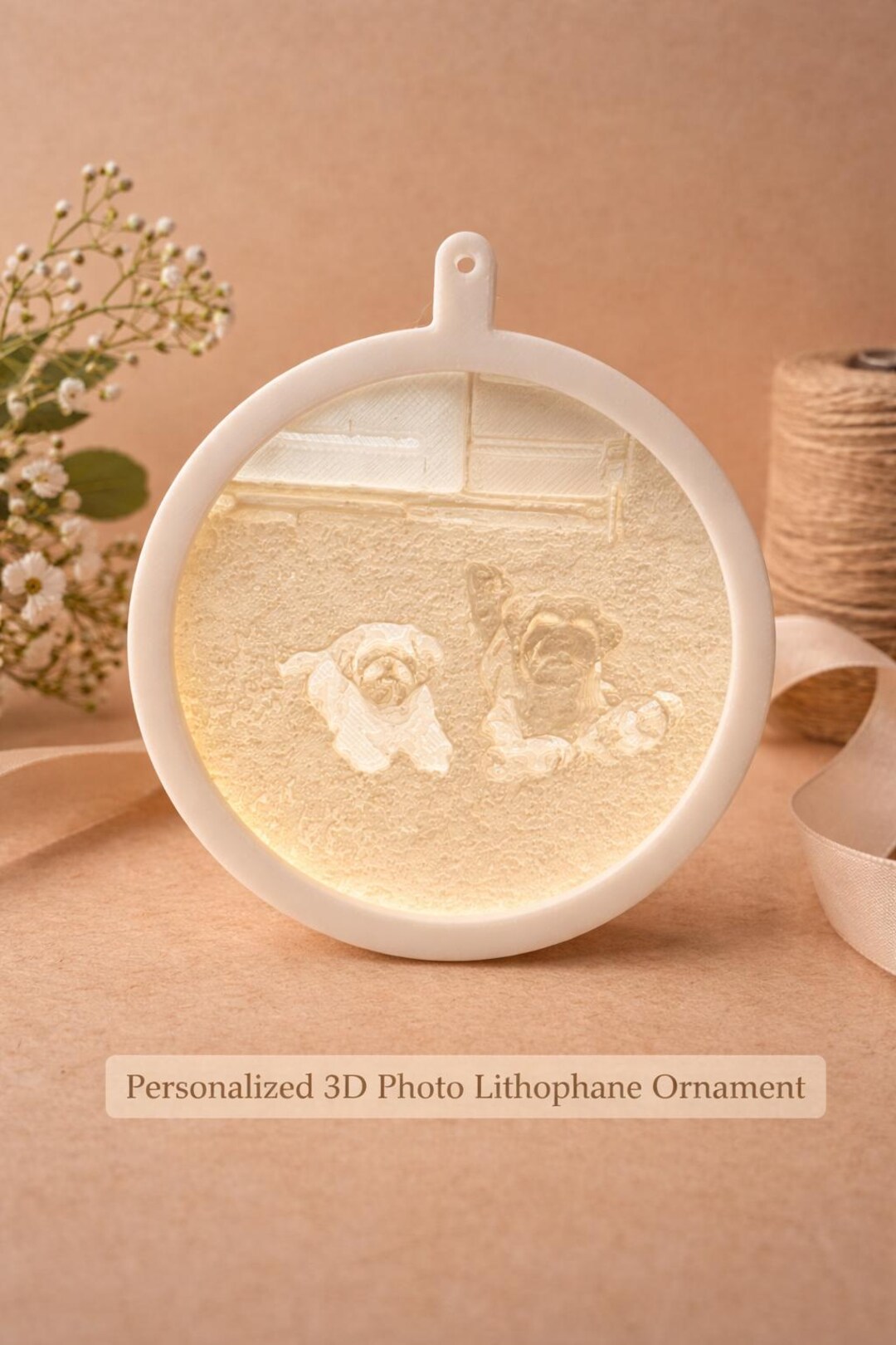 Custom 3d Printed Lithophane Window Hanger - Etsy