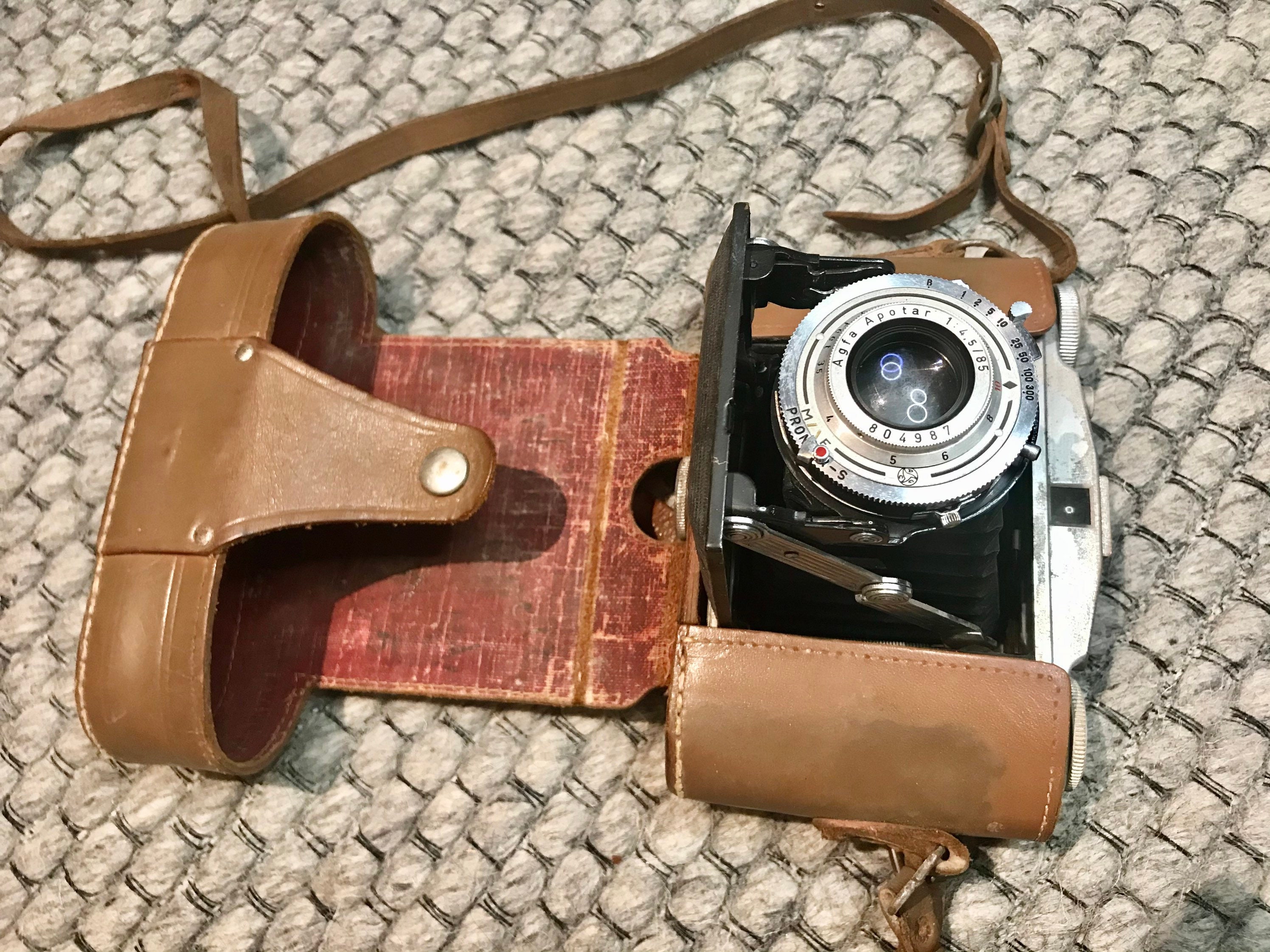 Vintage 1940s Ansco by Agfa Munich Germany, Accordion Camera With ...