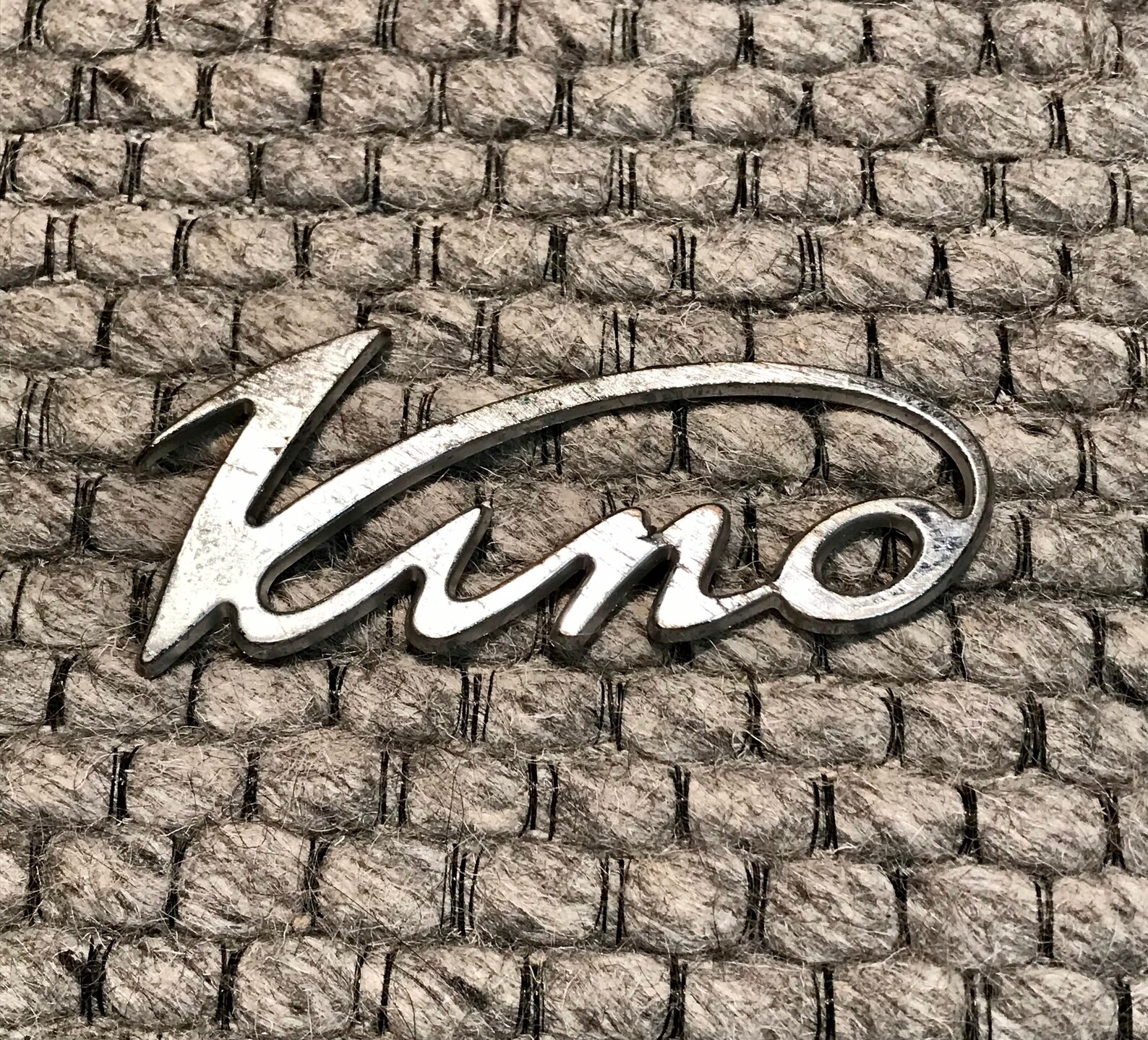 Vintage 1970s Vino (wine) Cursive Font Silvery Alloy Small Sign - Etsy