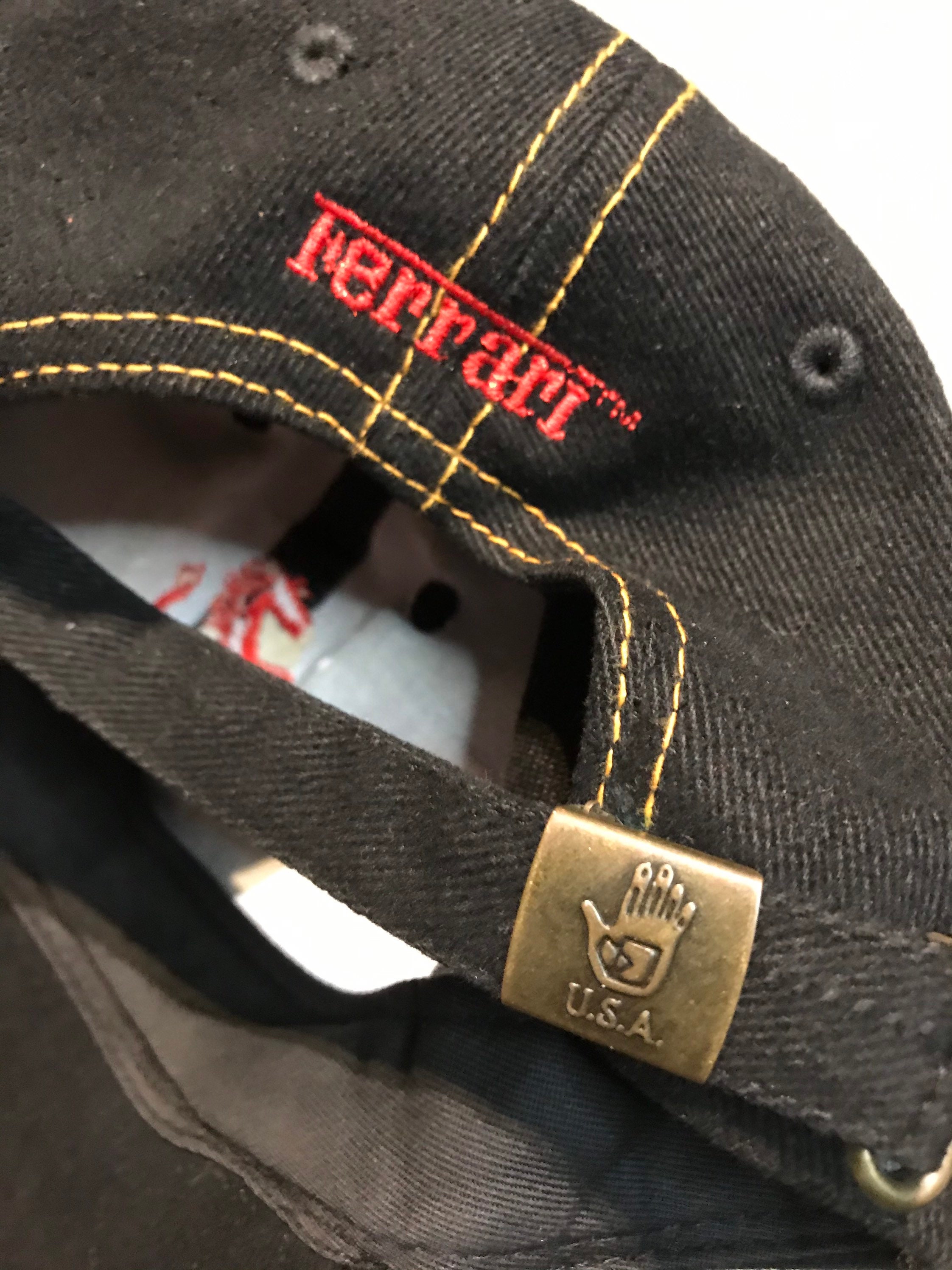 Rare Vintage 1996 Ferrari Black With Red Ferrari Triple Embroidered and ...