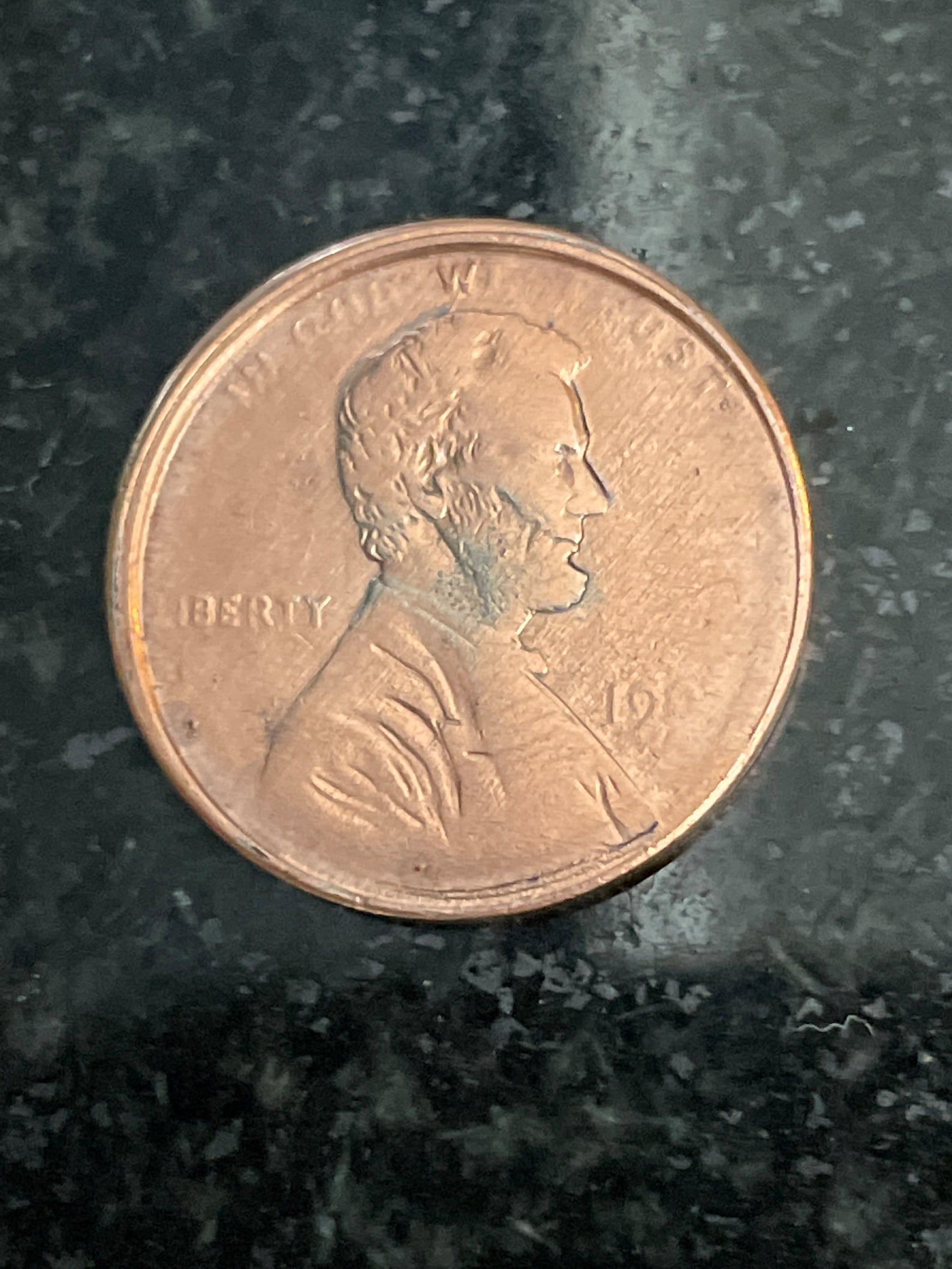 No Date Stamp Errors 19?? USA Error Coin Lincoln Penny Not Legible, off ...