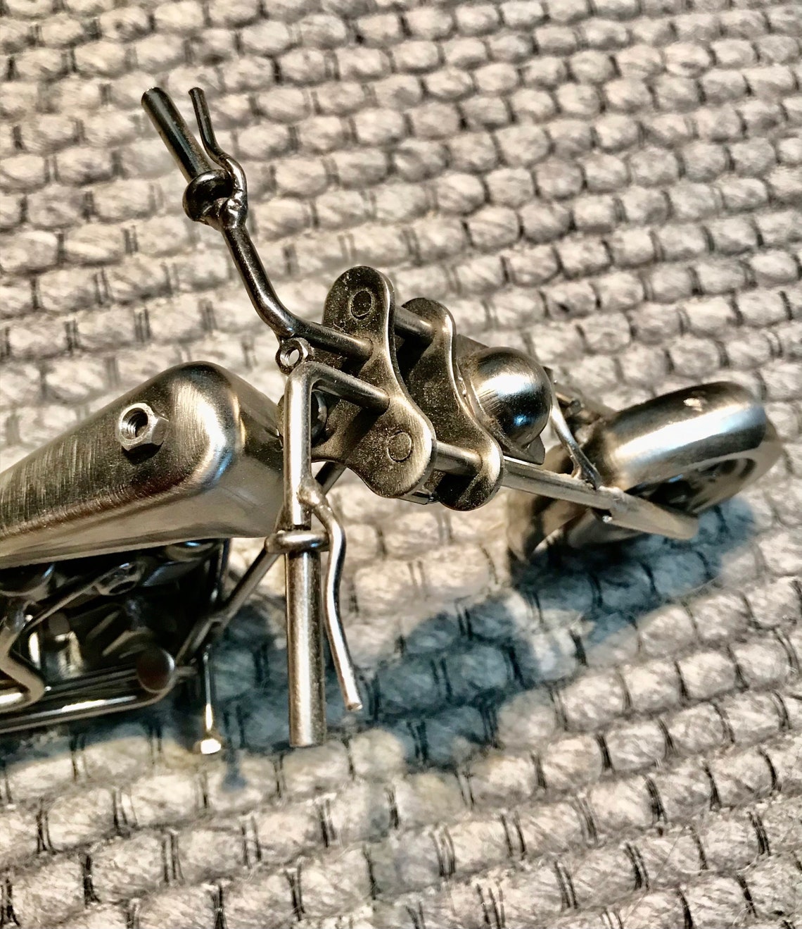 Custom Handmade Chopper 13 Raked Out Motorcycle Recycled and - Etsy