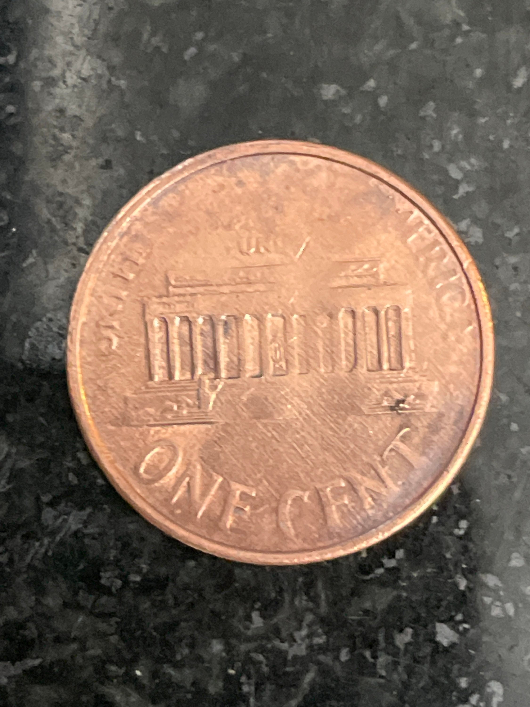 No Date Stamp Errors 19?? USA Error Coin Lincoln Penny Not Legible, off ...