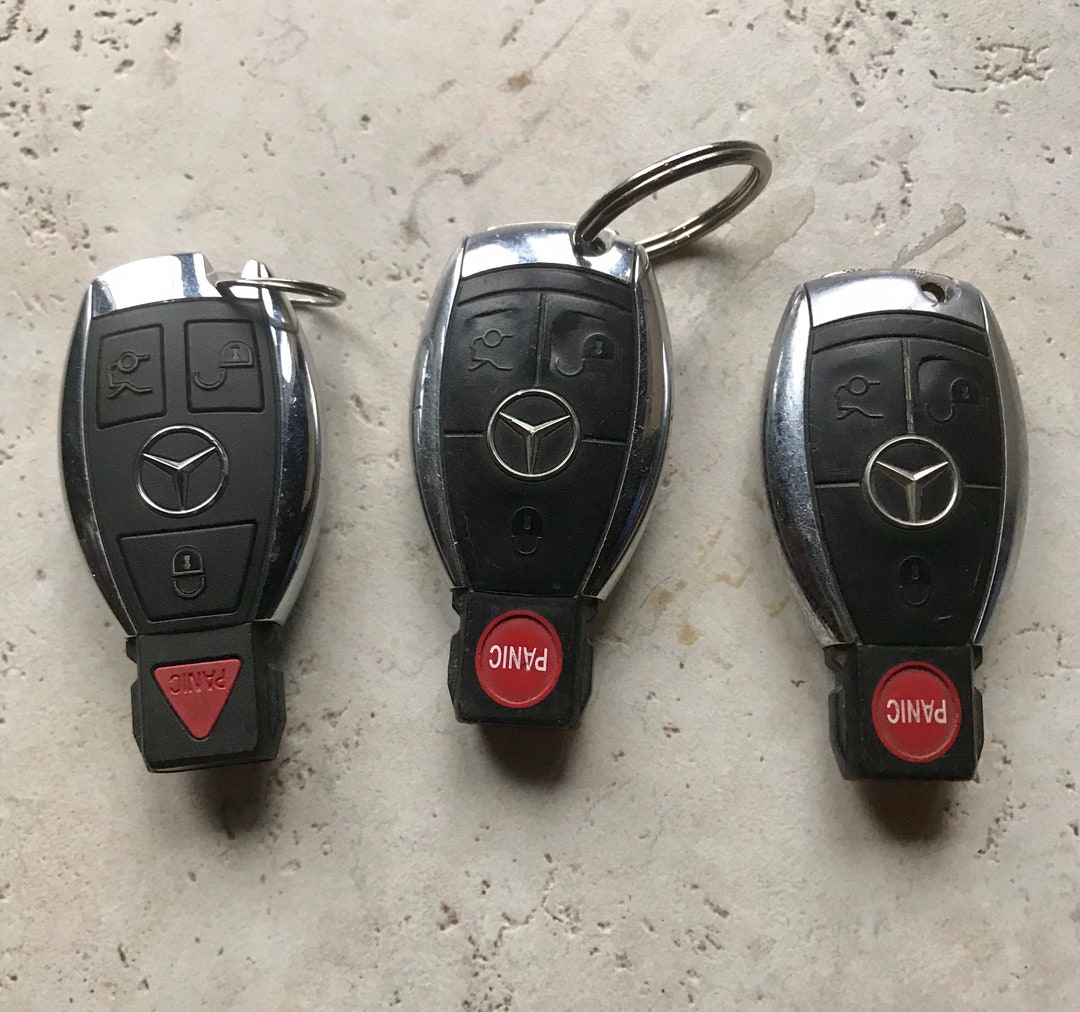 4 Used Mercedes-benz Infrared Keys, 2000's Models. E-class, S-class C ...