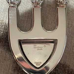 Two Vintage Sheffield Silver Co Casserole Spoon Rests, Made in Italy ...