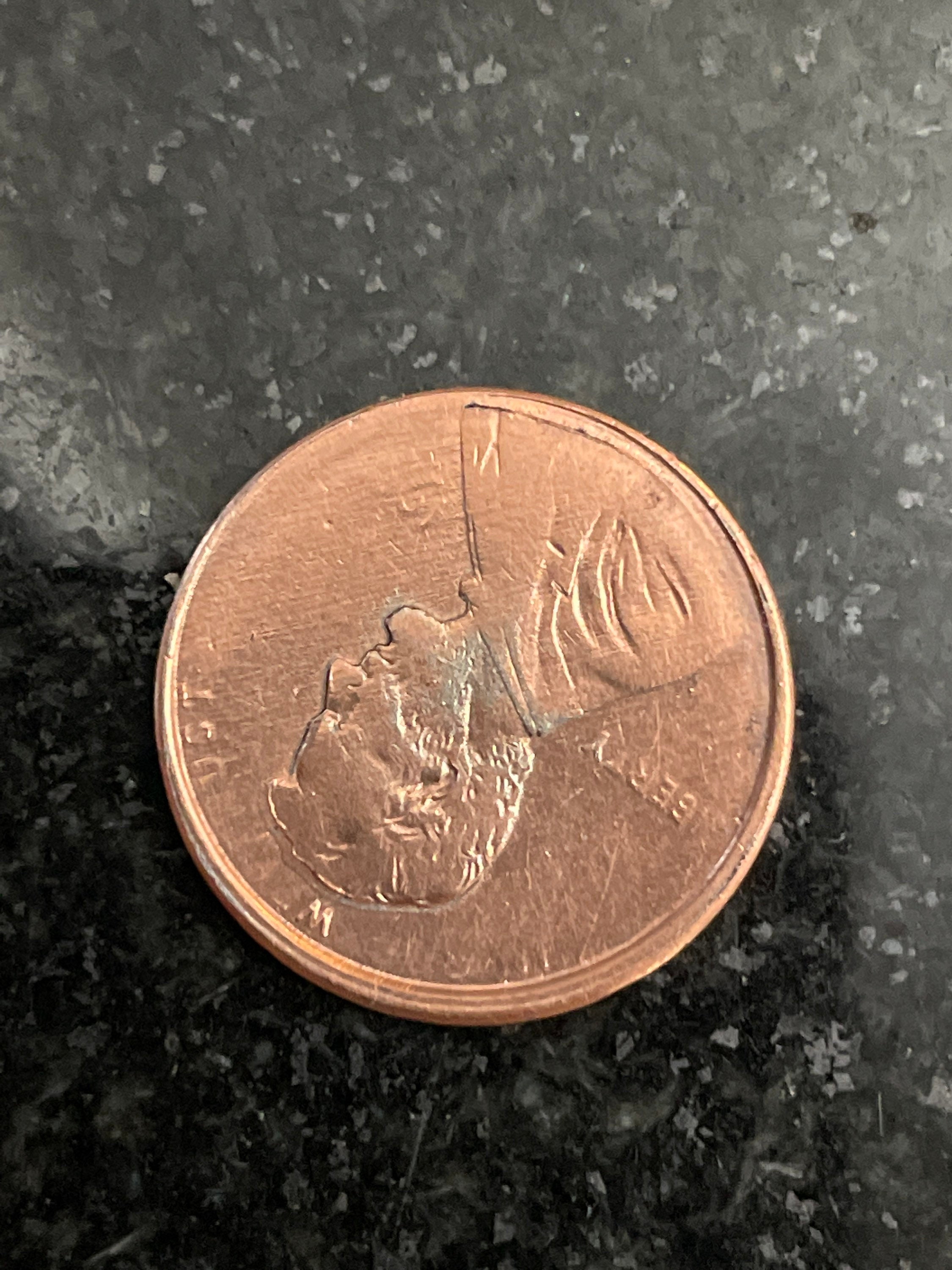 No Date Stamp Errors 19?? USA Error Coin Lincoln Penny Not Legible, off ...