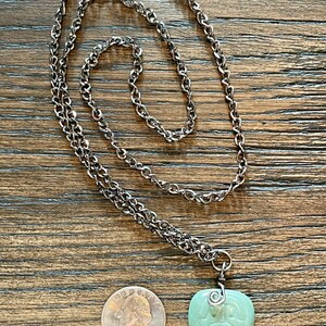 Vintage 1970s Aztec Meso American Green Apple Jade Hieroglyphic LORD ...