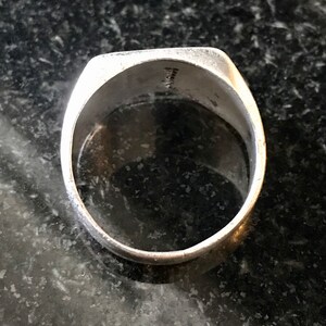 Rare Vintage WW2 Sterling Silver Infantry Combat Signet Ring US Army ...