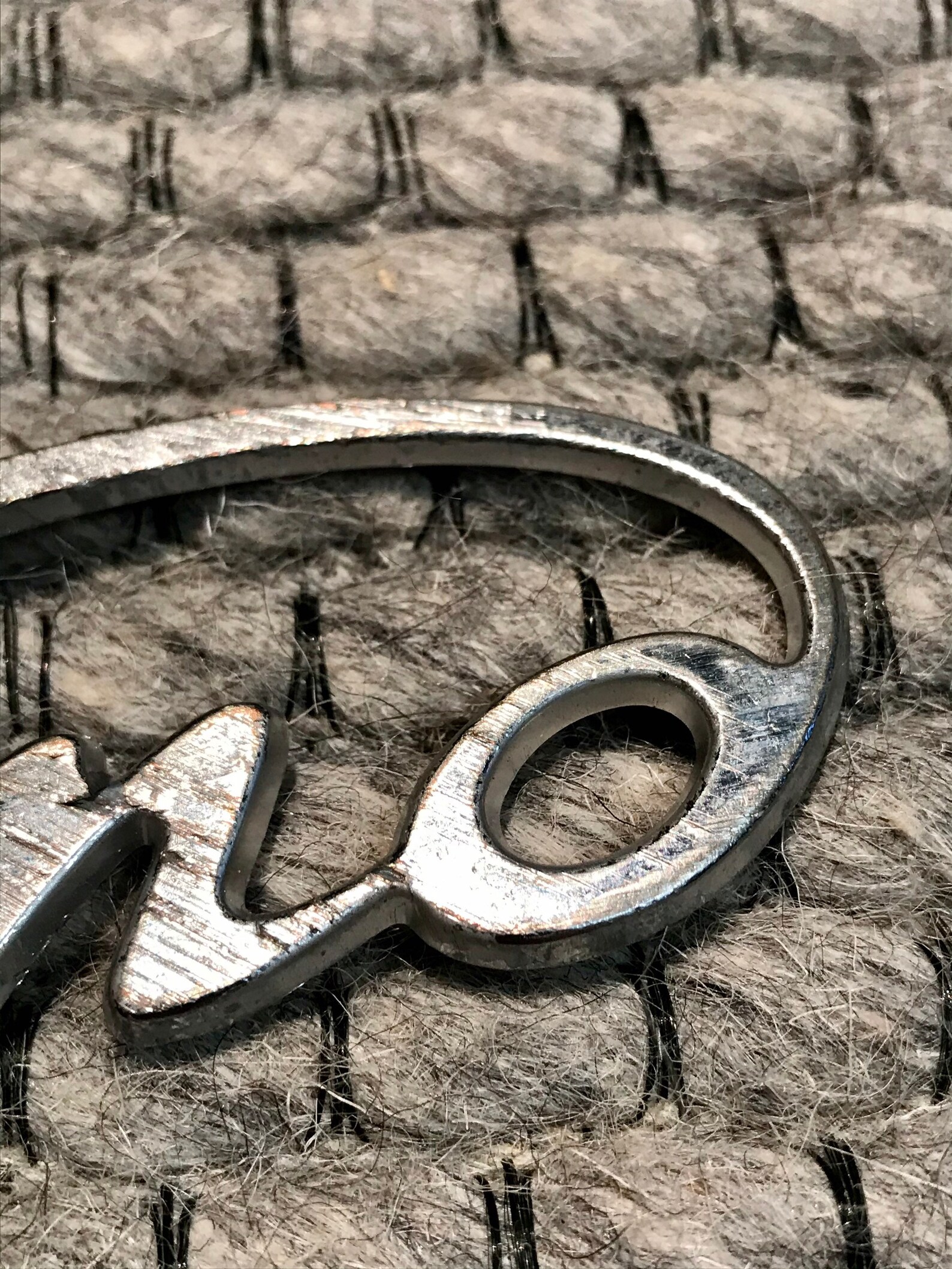 Vintage 1970s Vino (wine) Cursive Font Silvery Alloy Small Sign - Etsy