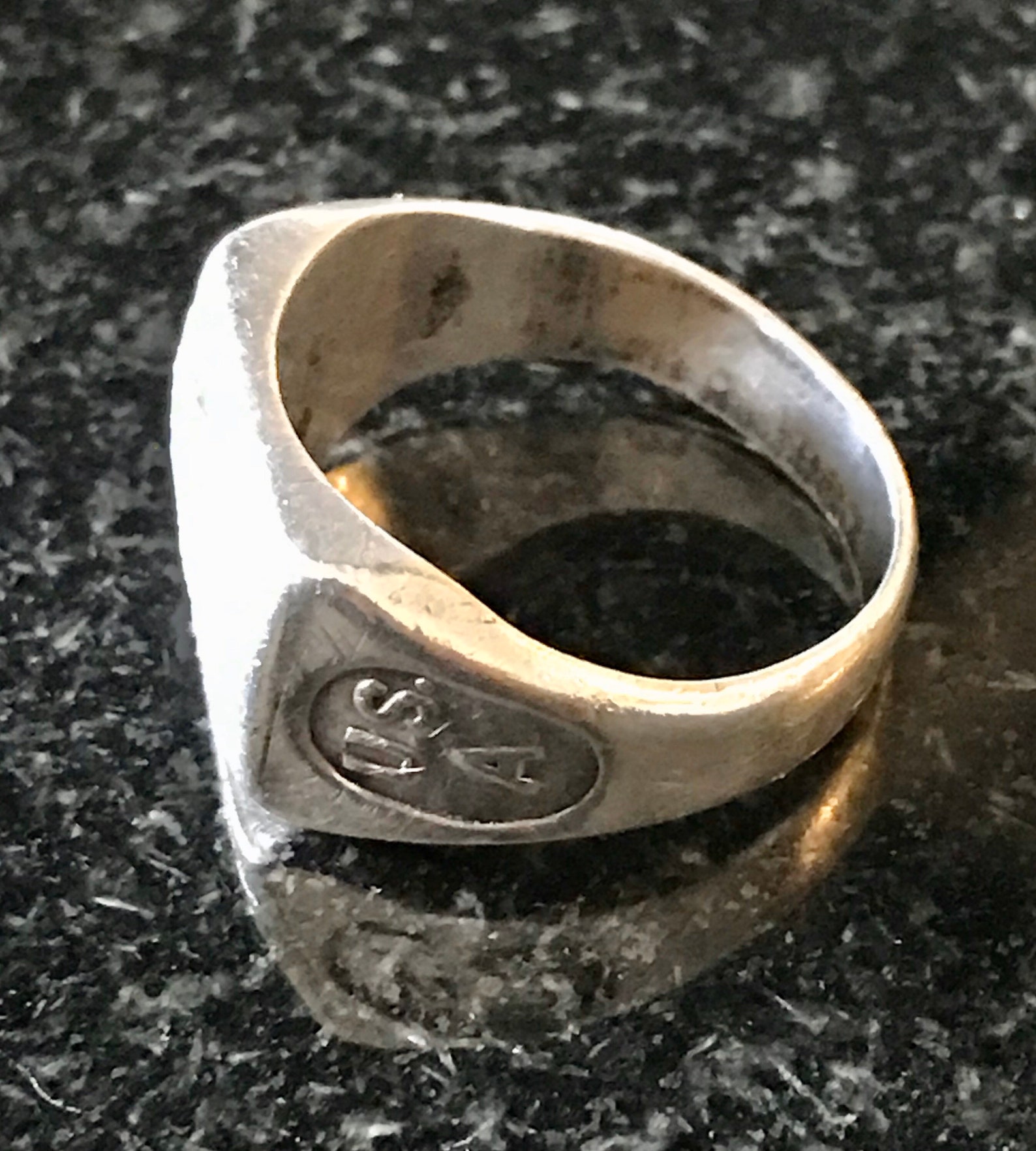 Rare Vintage WW2 Sterling Silver Infantry Combat Signet Ring US Army ...