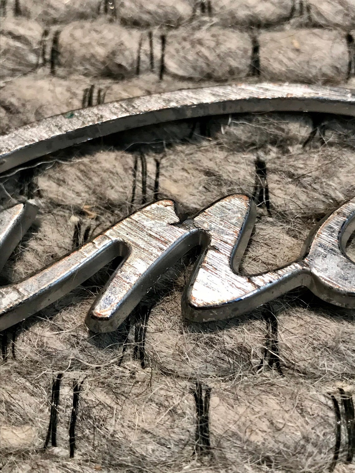 Vintage 1970s Vino (wine) Cursive Font Silvery Alloy Small Sign - Etsy