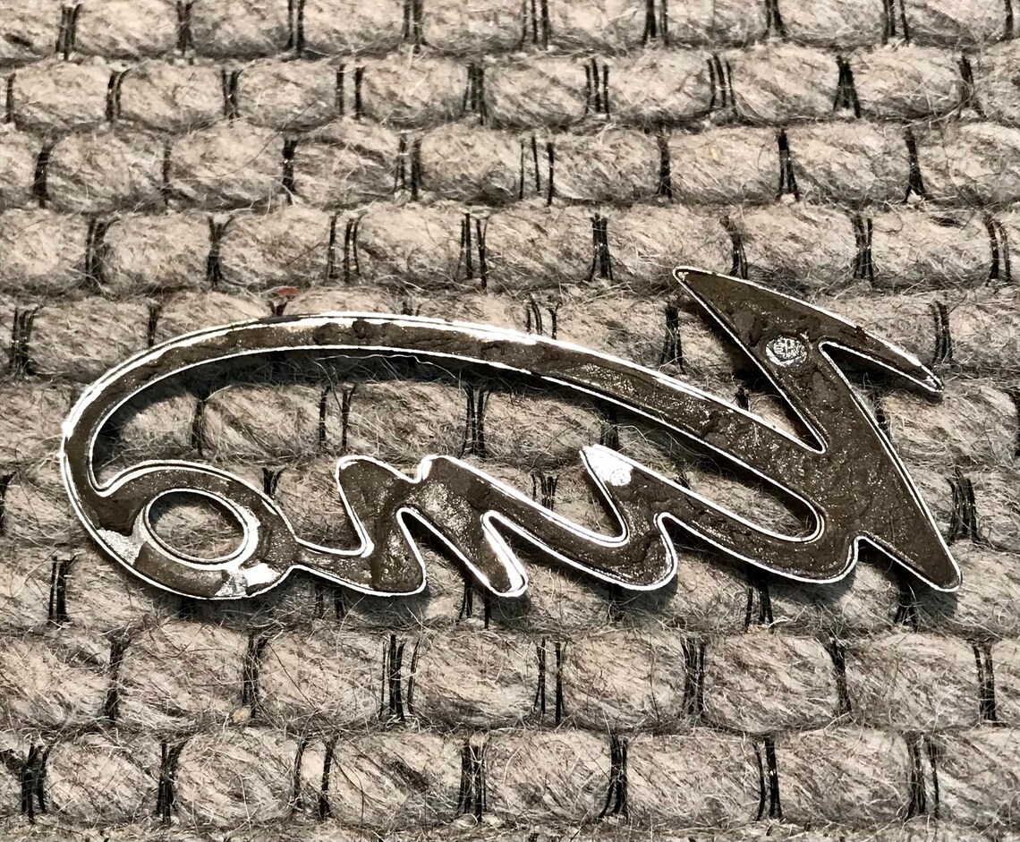 Vintage 1970s Vino (wine) Cursive Font Silvery Alloy Small Sign - Etsy