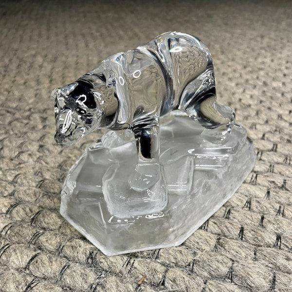 Frosted Crystal Bear - Etsy