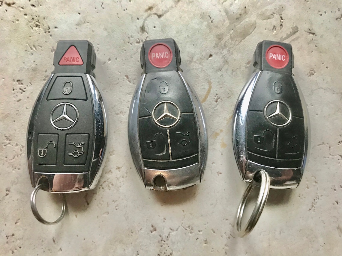4 Used Mercedes-benz Infrared Keys, 2000's Models. E-class, S-class C ...