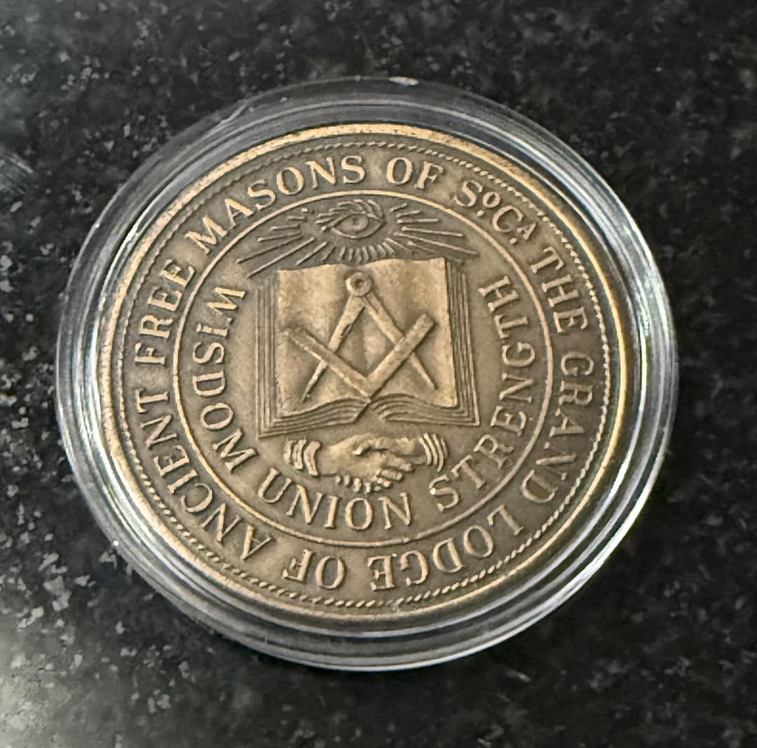 Vintage Grand Lodge of Ancient Free Masons South Carolina Commemoration ...