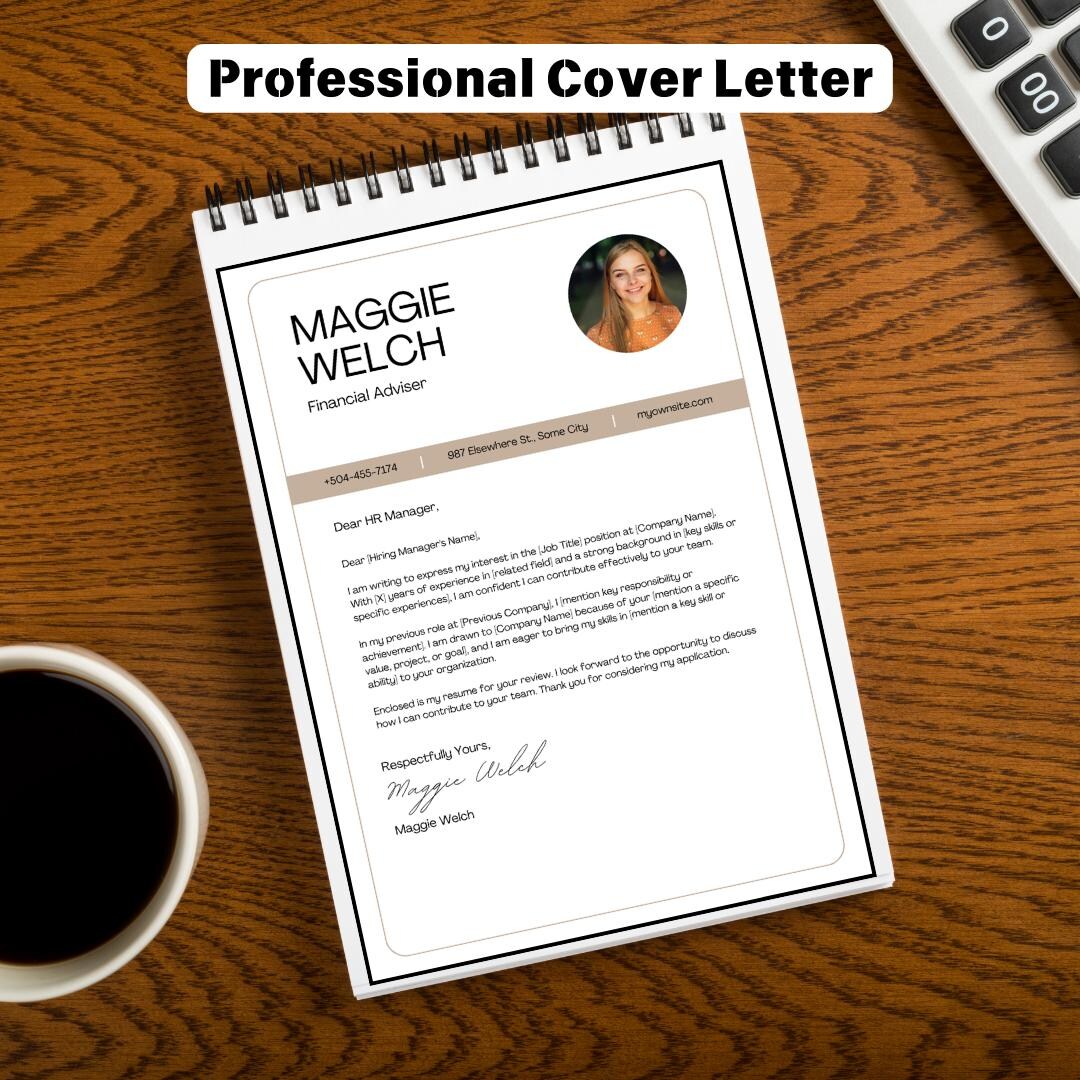 Professional Cover Letter for [job Title] Position | Experienced ...