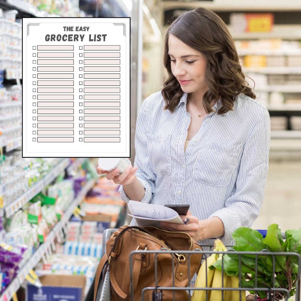 Printable Shopping List Template, to Buy List, Item Checklist, Shopping ...