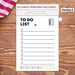 Minimal to Do List Printable, Simple Tasks List Template, A4/a5/letter ...