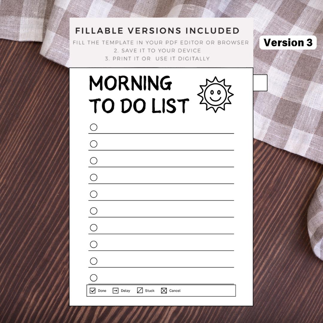 Minimal to Do List Printable, Simple Tasks List Template, A4/a5/letter ...