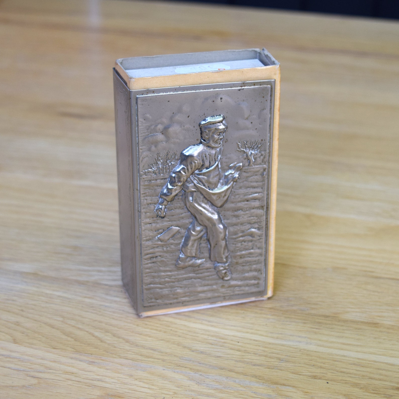Metal Match Box Cover large Box - Etsy