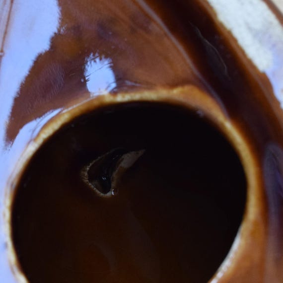 Denmead Pottery Dog Head Glasses Stand - Gem