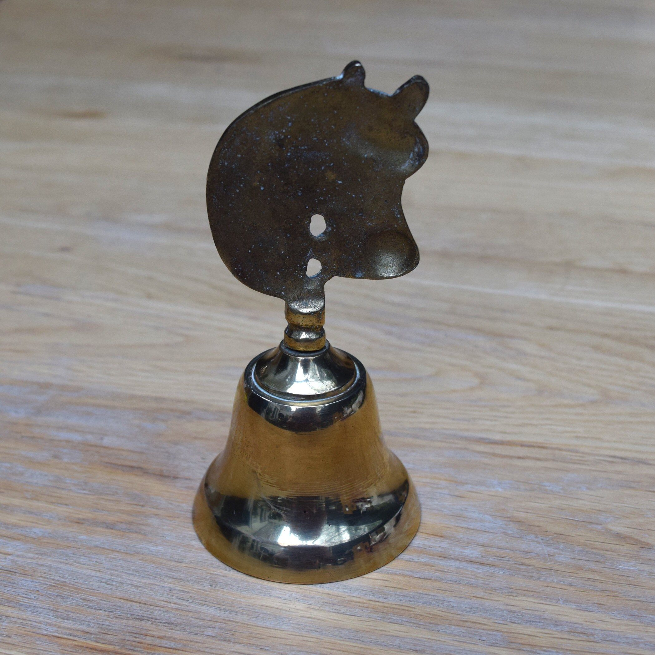 Horse Head Brass Bell - Etsy