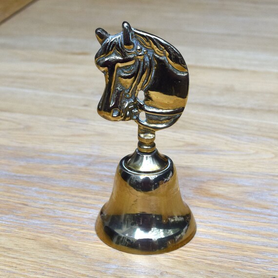 Horse Head Brass Bell | Etsy