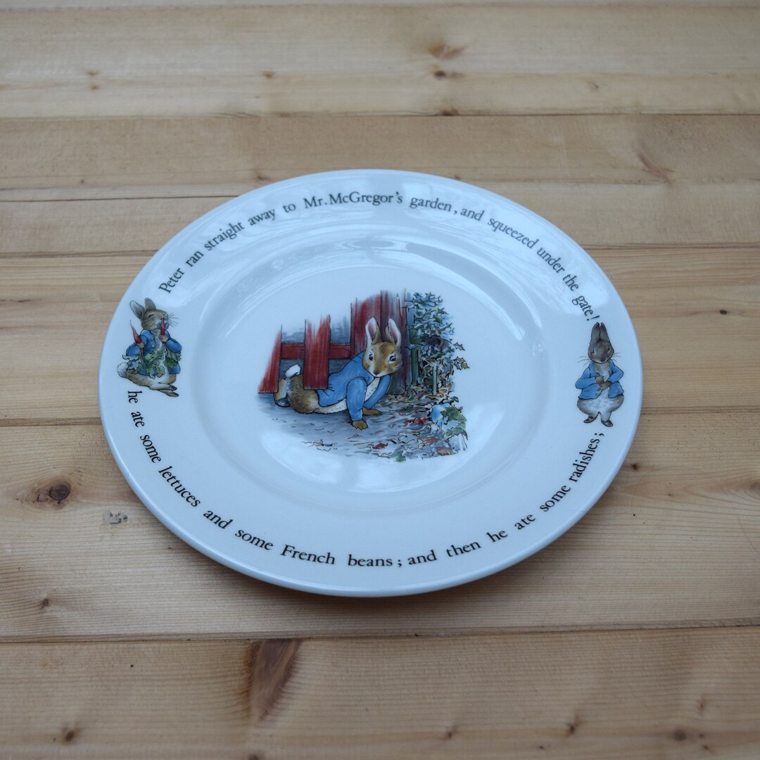 Wedgwood Peter Rabbit Plate - Etsy