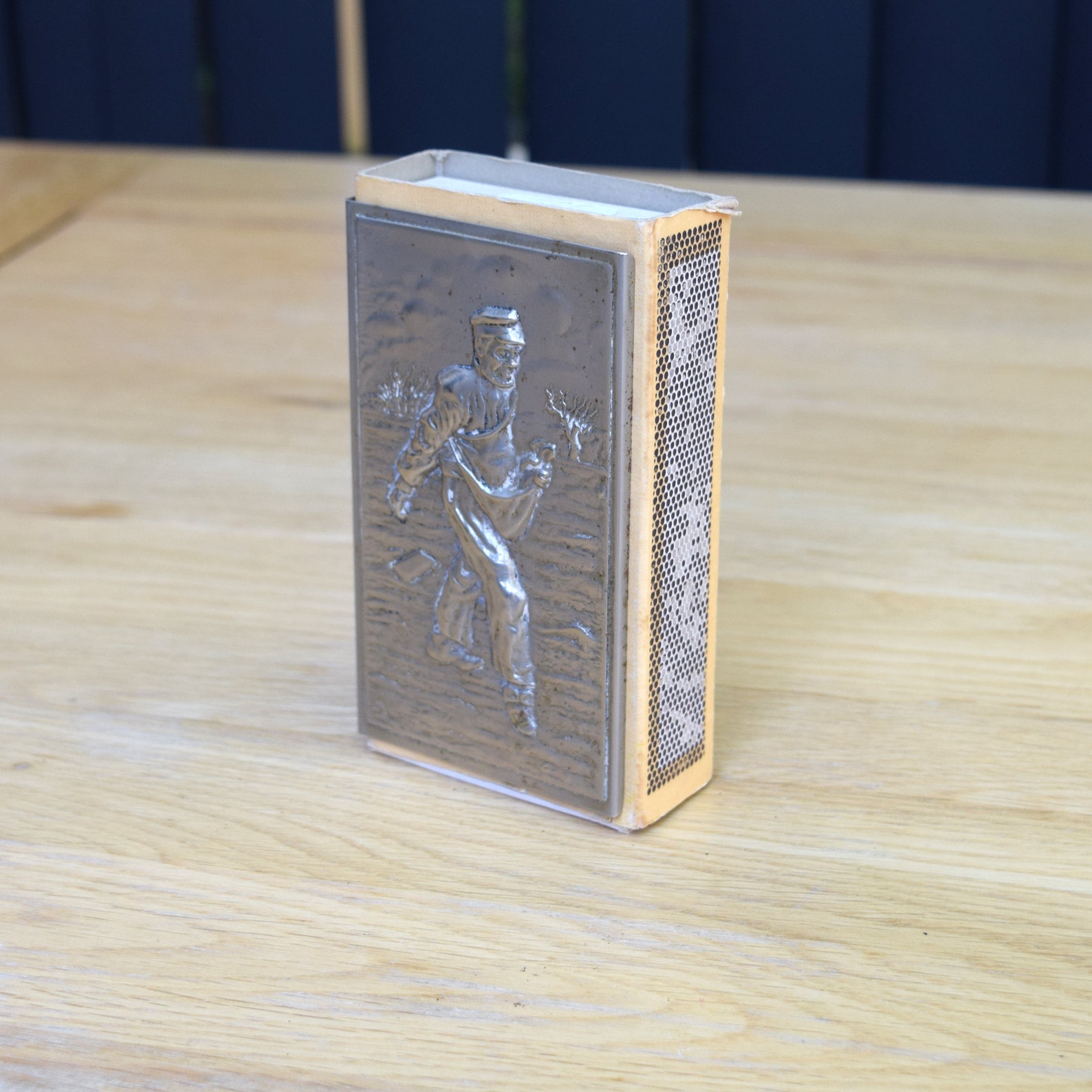 Metal Match Box Cover large Box - Etsy