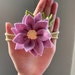 Periwinkle Felt Flower Headband Felt Flower Headband Purple Felt ...