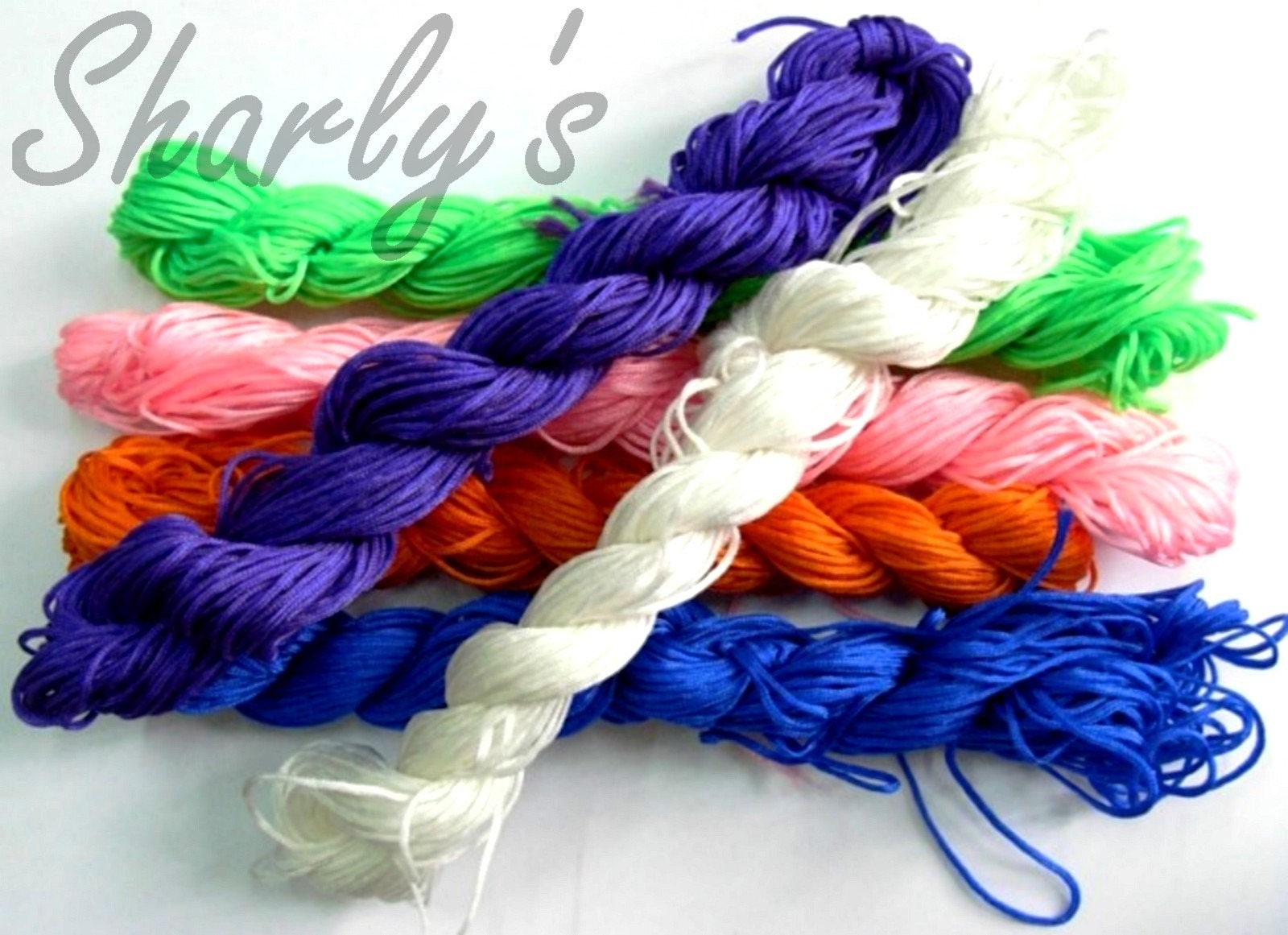 28 Meters of Nylon Thread for Shamballa Diameter 1mm Colors to Choose ...