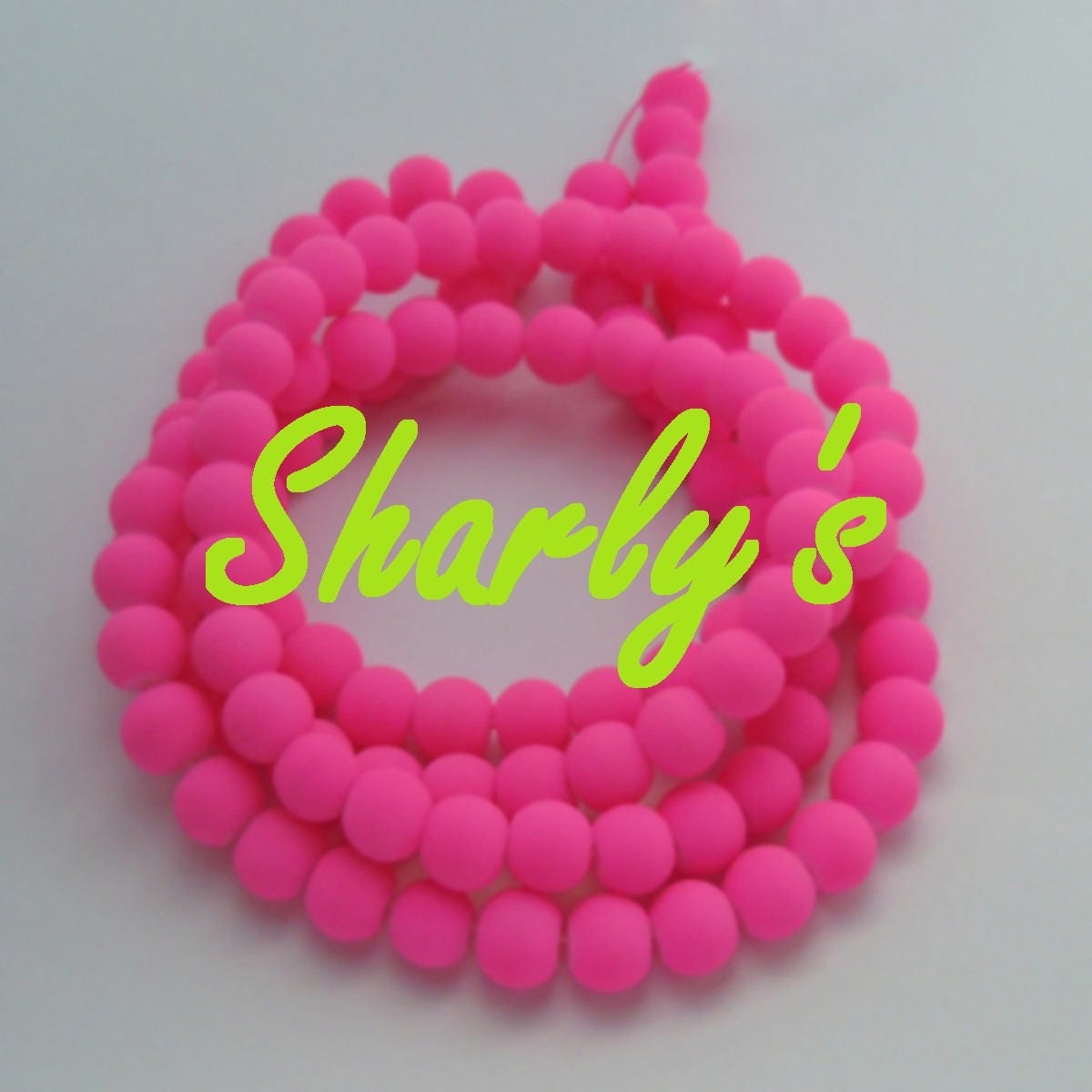 Hilo sobre 84 PEARL Rose FLUO NEON 10 mm de aspecto satinado - Etsy España