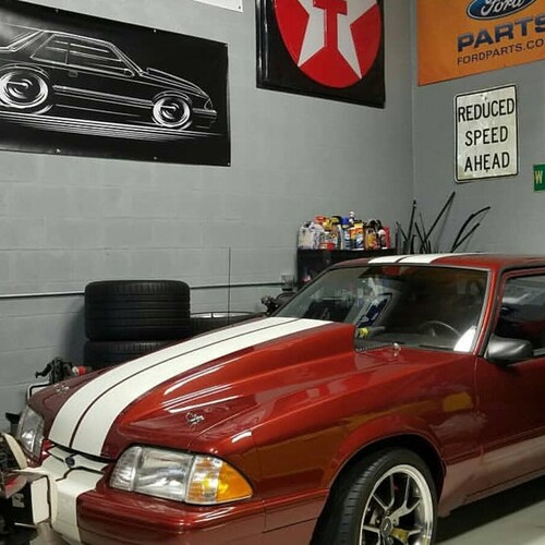 Fox Body Notch Mustang BIG BANNER 1987-1993 Notchback Coupe - Etsy