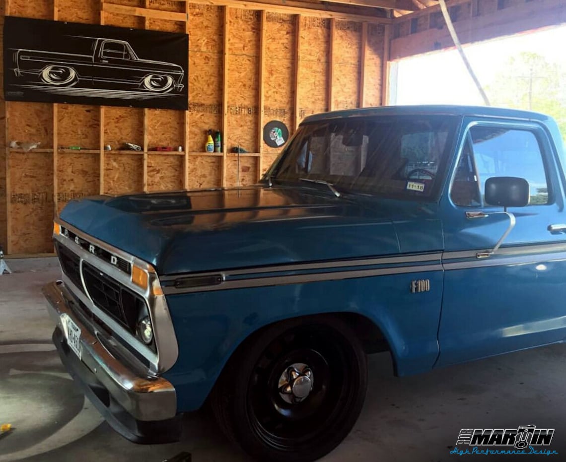 Big Banner 73-79 dentside Ford F100 Truck 1973 - Etsy