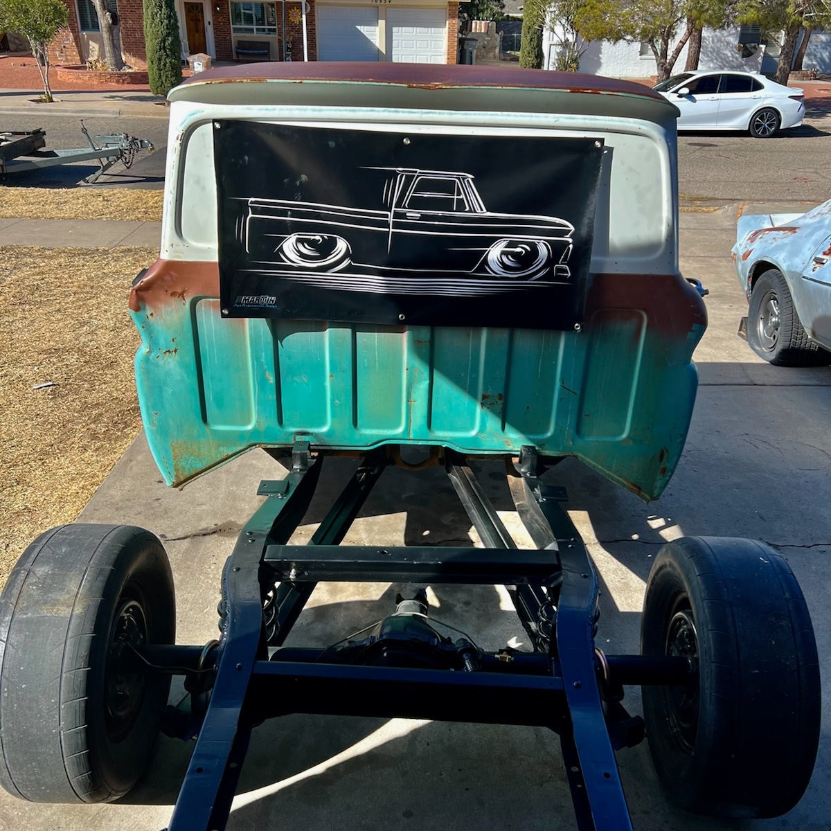 First Gen C10 Chevy Truck BIG BANNER Chevrolet GMC 1960 1961 1962 1963 ...